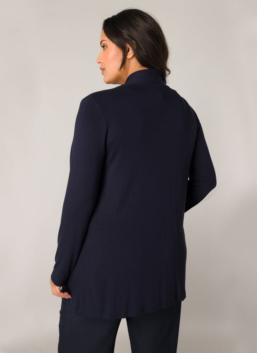 Base Level 6000001 YALA LONG CARDIGAN dark blue yayla – Velvet Ramsbottom