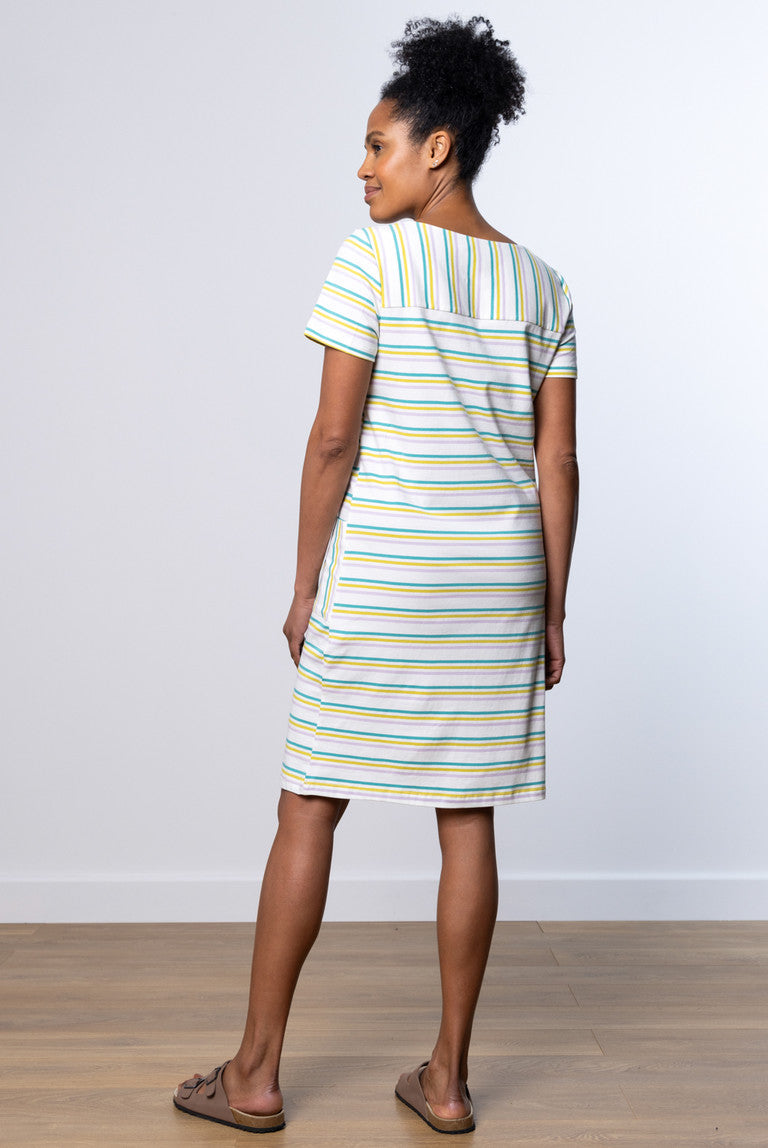 Lily & Me Lm24063 Calcot dress colour stripe – Velvet Ramsbottom